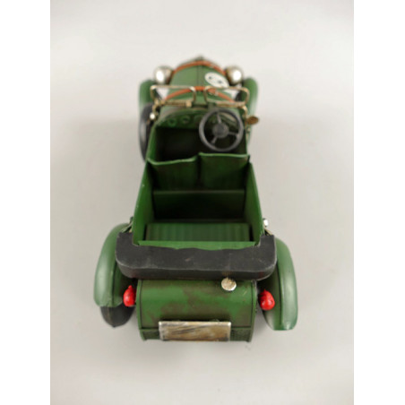 Cabrio grün Blechauto Blechmodell 33 cm - Blechmodelle - Antik und Kultiges